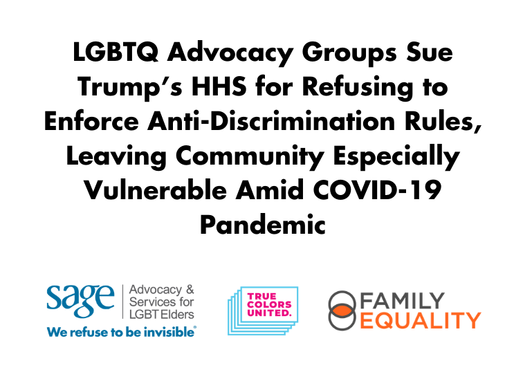 Trump Admin Unlawfully Axing Lgbtq Discrimination Protections Suit